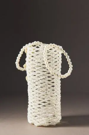 Anthropologie Pearl Bride Charm We Bag