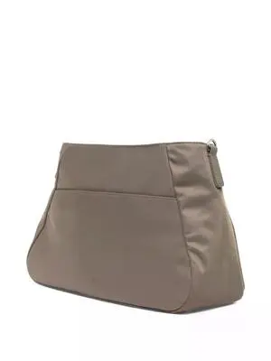 AGNES B. Origami Shoulder Bag - Brown