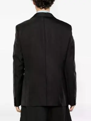 Comme Des Garçons Cut-out Single-breasted Blazer