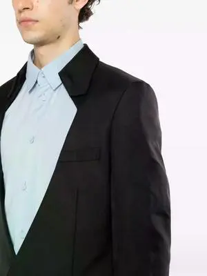 Comme Des Garçons Cut-out Single-breasted Blazer