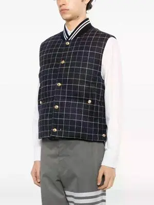 Thom Browne Down-filled Snap-front Gilet