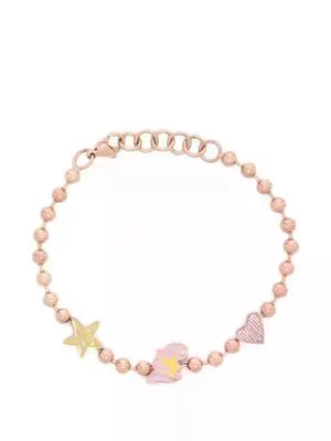 AGNES B. Charm-detail Bracelet - Pink