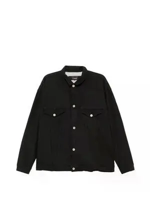 Comme Des Garçons Button-up Denim Jacket - Black