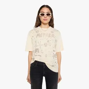 MOTHER The Sleep-over Scribble T-shirt - Multi