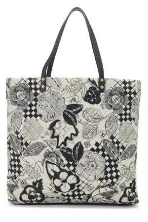 Chanel Corduroy Camellia Tote