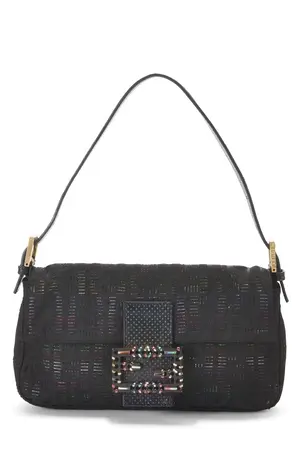 Fendi Multicolor Zucchino Canvas Baguette