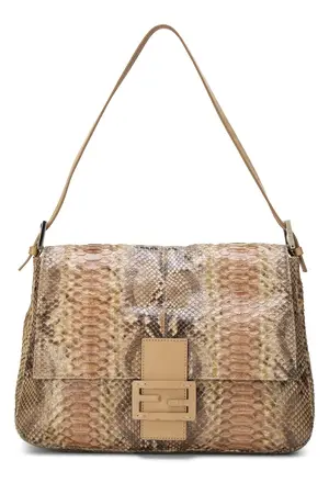 FENDI Brown Python Mama