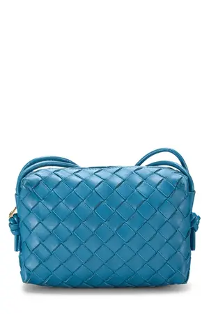Bottega Veneta Intrecciato Loop Camera - Blue