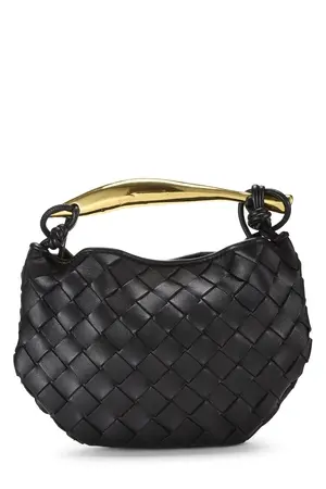 Bottega Veneta Intrecciato Sardine Bag - Black