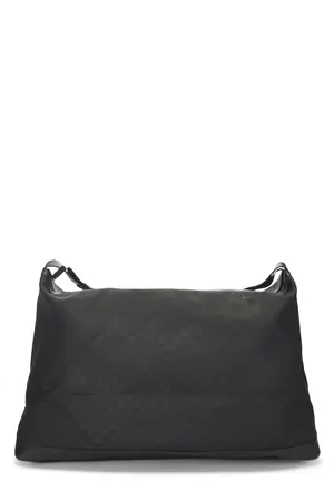 GUCCI Black Gg Nylon Weekender Xl