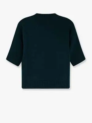 Gucci Wool Sweater With Frontal Logo Embroidery