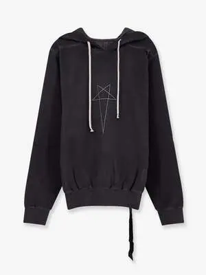 Rick Owens Oversized Organic Cotton Hoodie - Multicolor