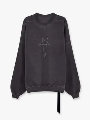 Rick Owens Hun Cotton Crewneck - Multicolor