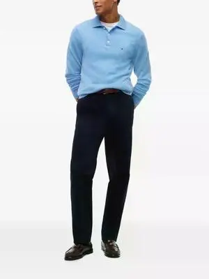 Tommy Hilfiger Logo-embroidered Polo Sweater