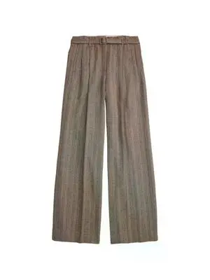 Ralph Lauren Herringbone Pleated Trousers