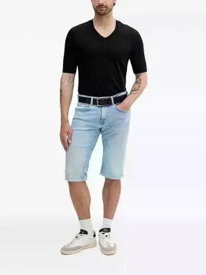 Armani Exchange Logo-print V-neck T-shirt