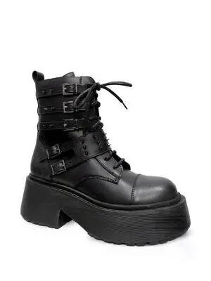ALTERCORE Abyss Spiked Buckled Boots