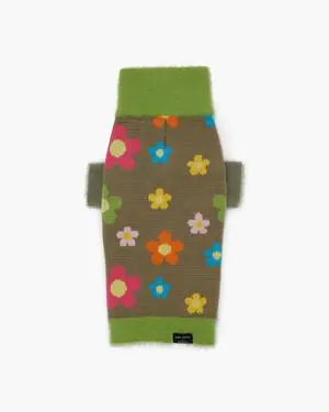 Marc Jacobs The Daisy Lil Cutie Sweater In Size - Green Multi