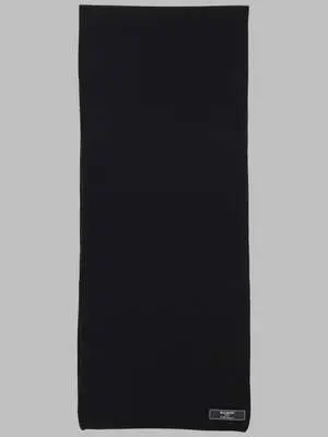 Balmain Sciarpa In Lana Merino - Black