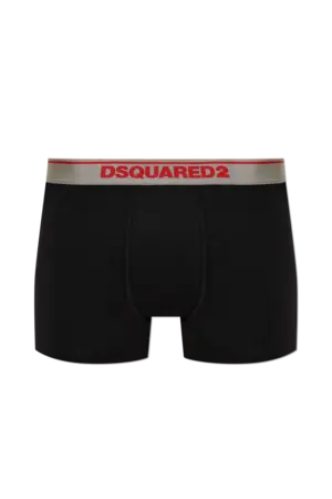 Dsquared2 Logo Boxer Briefs - Black
