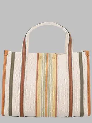 Chloé Borsa Tote Woody Loop - Cream