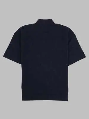 Saint Laurent Polo Cassandre In Piqué Di Cotone