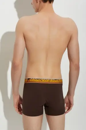 Dsquared2 Logo Boxer Briefs - Brown