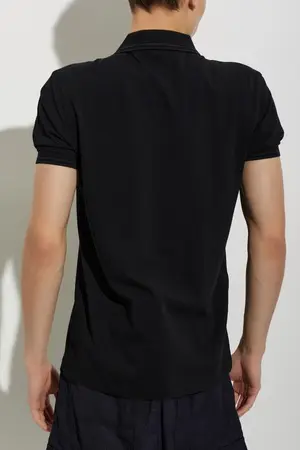 Comme Des Garçons Cotton Polo Shirt With Embroidered Logo