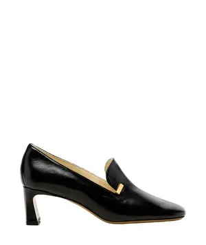 Phoebe Philo Leather Loafer Pumps - Black