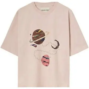 HELMSTEDT Noor T-shirt Hushed Violet With Print - Pink