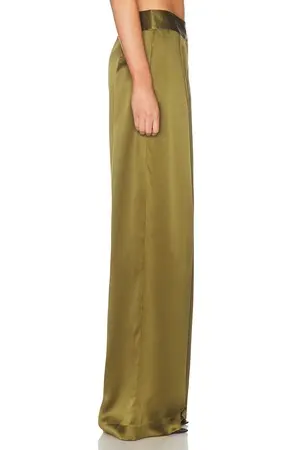 THE SEI Relaxed Trouser In Green