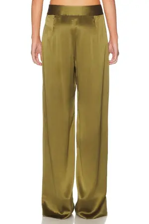 THE SEI Relaxed Trouser In Green