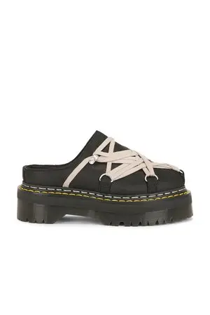 Rick Owens X Dr. Martens Quad Sole Megalace Mule