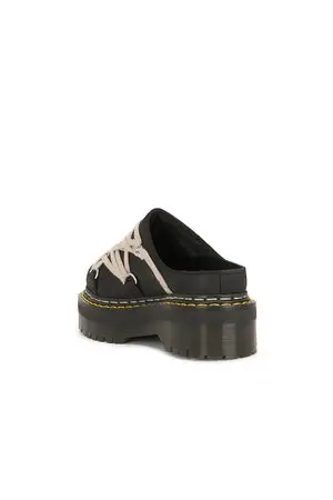 Rick Owens X Dr. Martens Quad Sole Megalace Mule