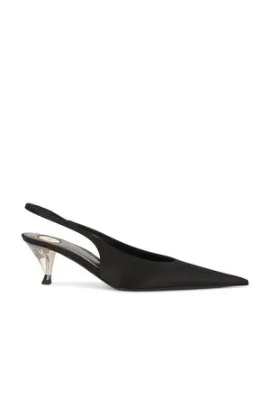 Saint Laurent Fanny Slingback Pump - Noir
