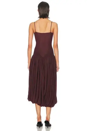 MAYGEL CORONEL Ceniza Dress
