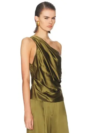 THE SEI For Draped One Shoulder Top