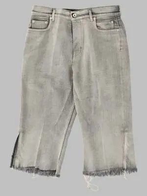 Rick Owens Jeans Bolan Cutoffs - Gray