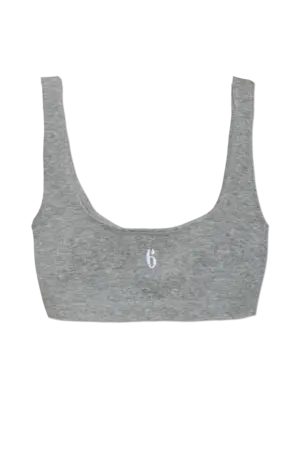 MAISON MARGIELA Bra With Logo - Grey