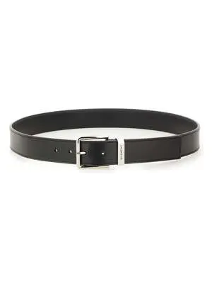 Givenchy Cintura Gentlemen In Pelle - Black
