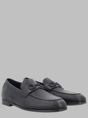 FERRAGAMO Mocassino Con Fibbia Gancini