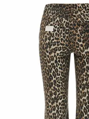 GANNI Jeans Animalier - Multicolor