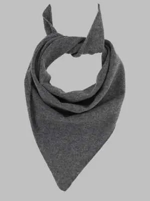Brunello Cucinelli Foulard In Cashmere Con Monile - Gray