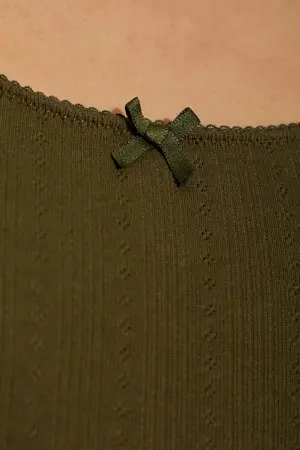 MAISON MARGIELA Long-sleeved Lingerie Top