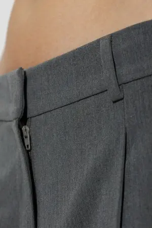 AKEP Press Trousers With Tie-fastened Hems