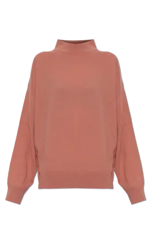 AKEP Wool Sweater With Back Cut-out - Pink