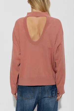 AKEP Wool Sweater With Back Cut-out