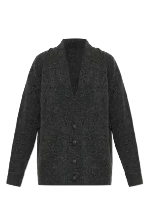 AKEP Loose-fit Cardigan - Grey