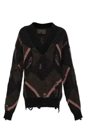 AKEP V-neck Sweater - Multicolour