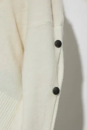 AKEP Sweater With Buttons On The Sleeves